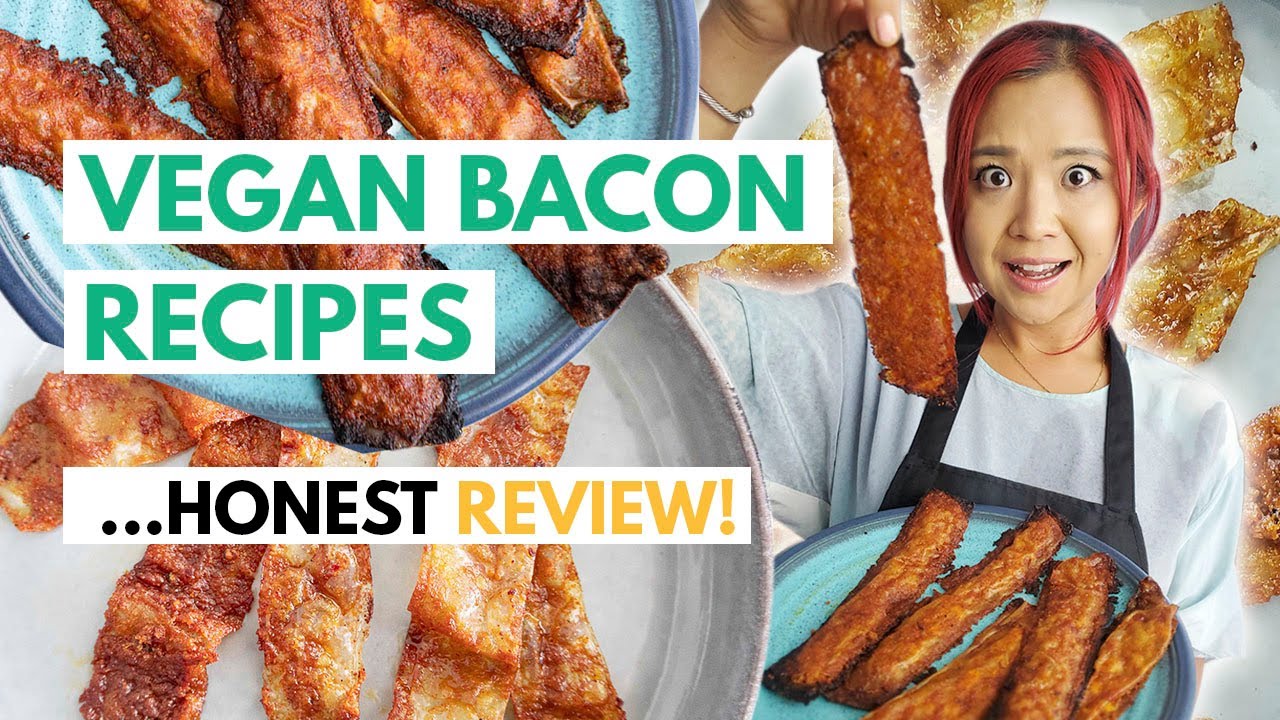 I Tried 3 VIRAL VEGAN BACON RECIPES (Gordon Ramsay, Bread Bacon & Rice ...